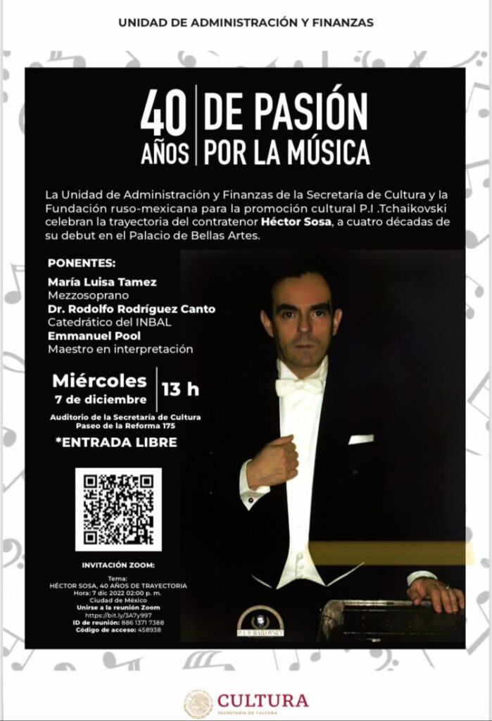 Héctor Sosa. 40 años de pasión por la música. - Cartelera - Música en ...